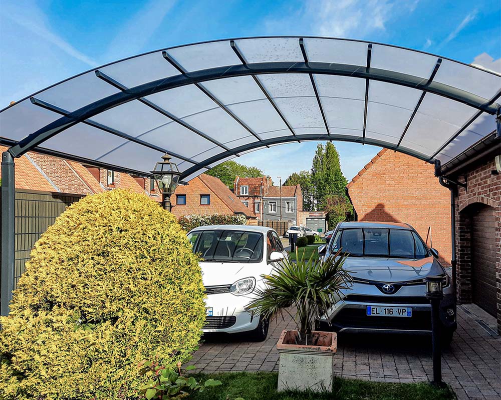 Carport voiture aluminium pour votre voiture - ABRIS ARCHETYPE